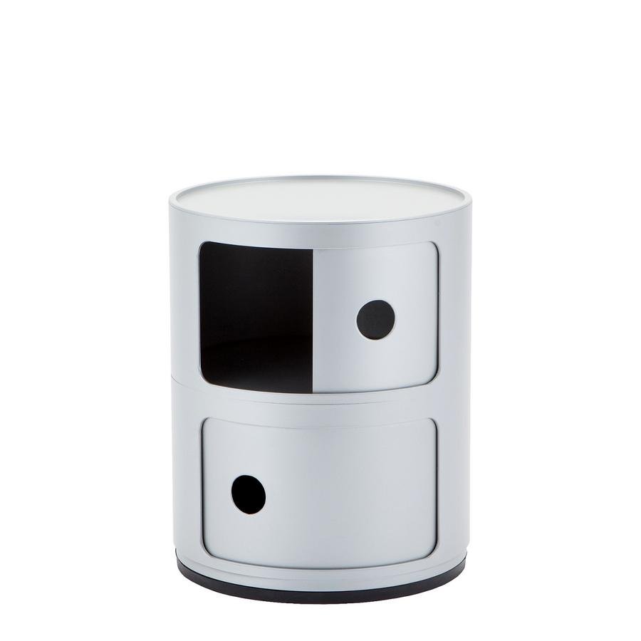 Componibili rond - 2 tiroirs | Kartell | Caissons roulants & Meubles d ...
