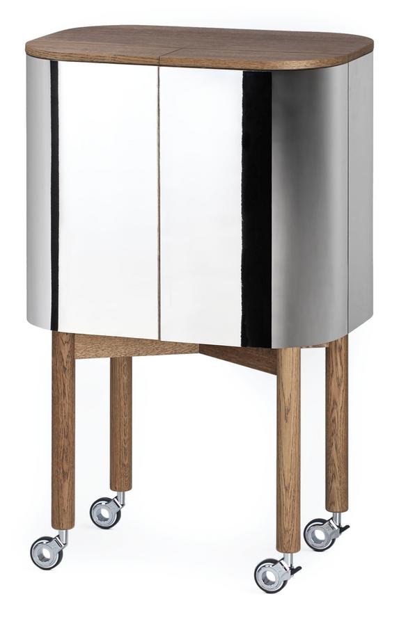 Bar roulant Loud, Reflété | Northern | Chariots & Dessertes - Mobilier ...