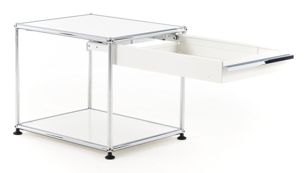 Table d'appoint USM Haller avec tiroir | USM Haller | Tables USM Haller ...