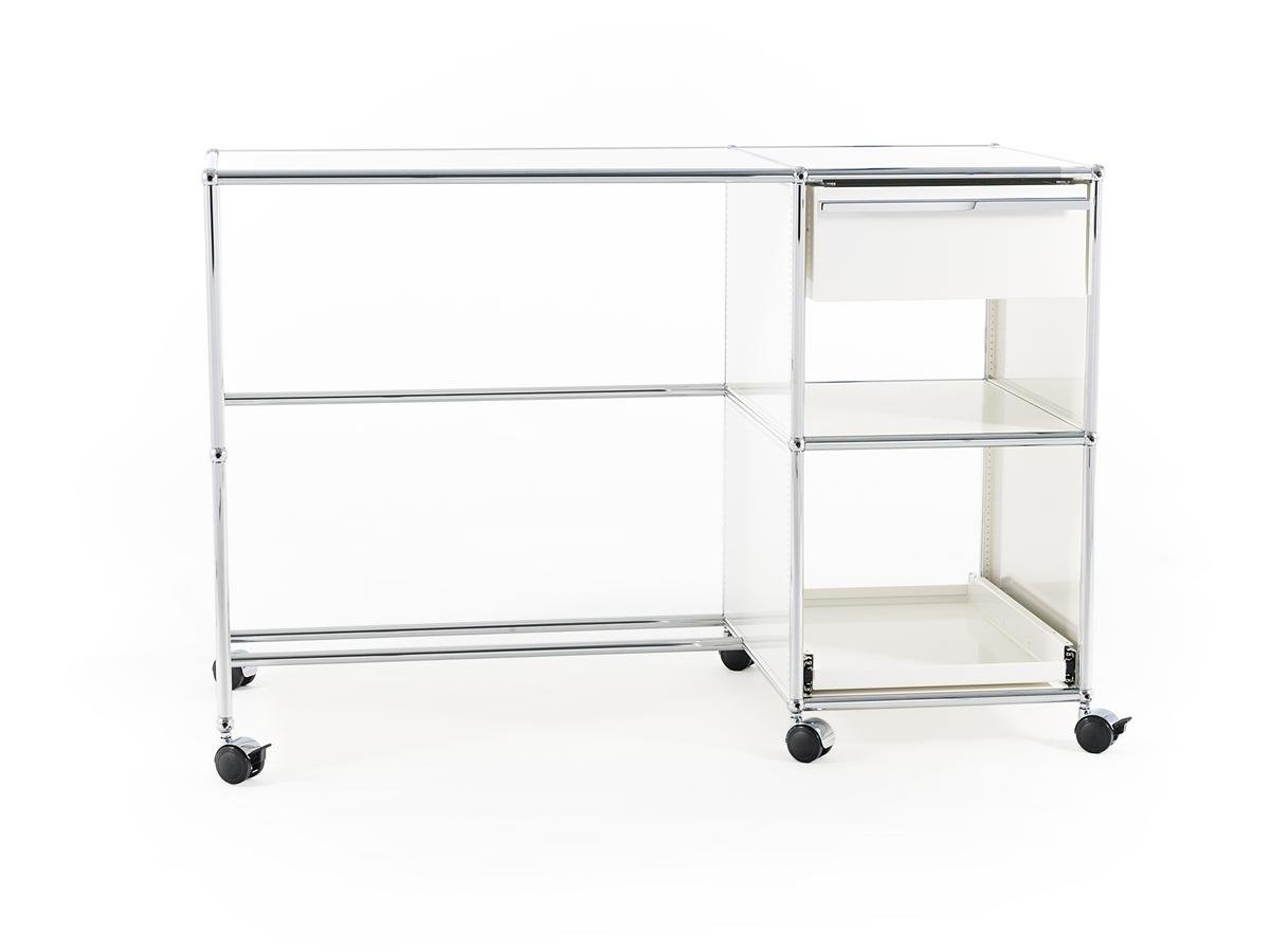 Bureau USM Haller à roulettes Type 2 | USM Haller | Bureaux USM Haller ...