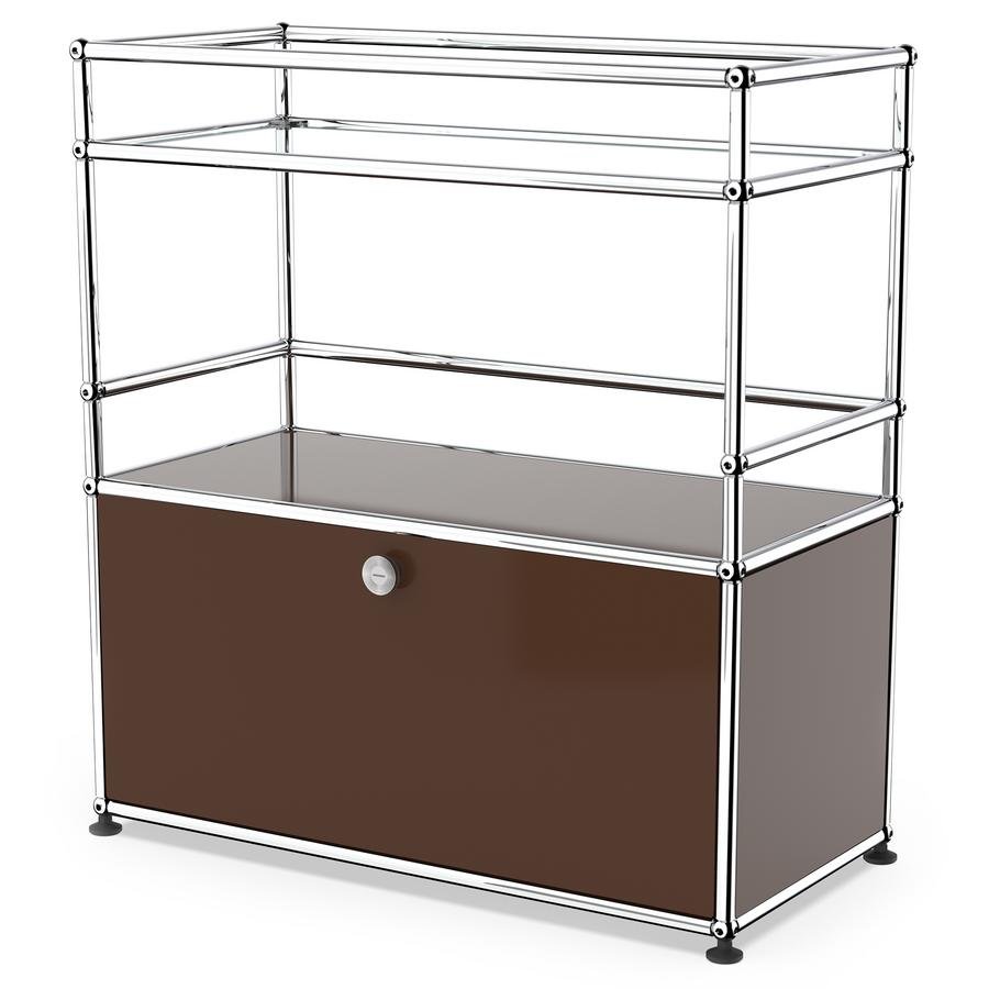 USM Haller meuble de bar Type I, Marron USM | USM Haller | Meubles de ...