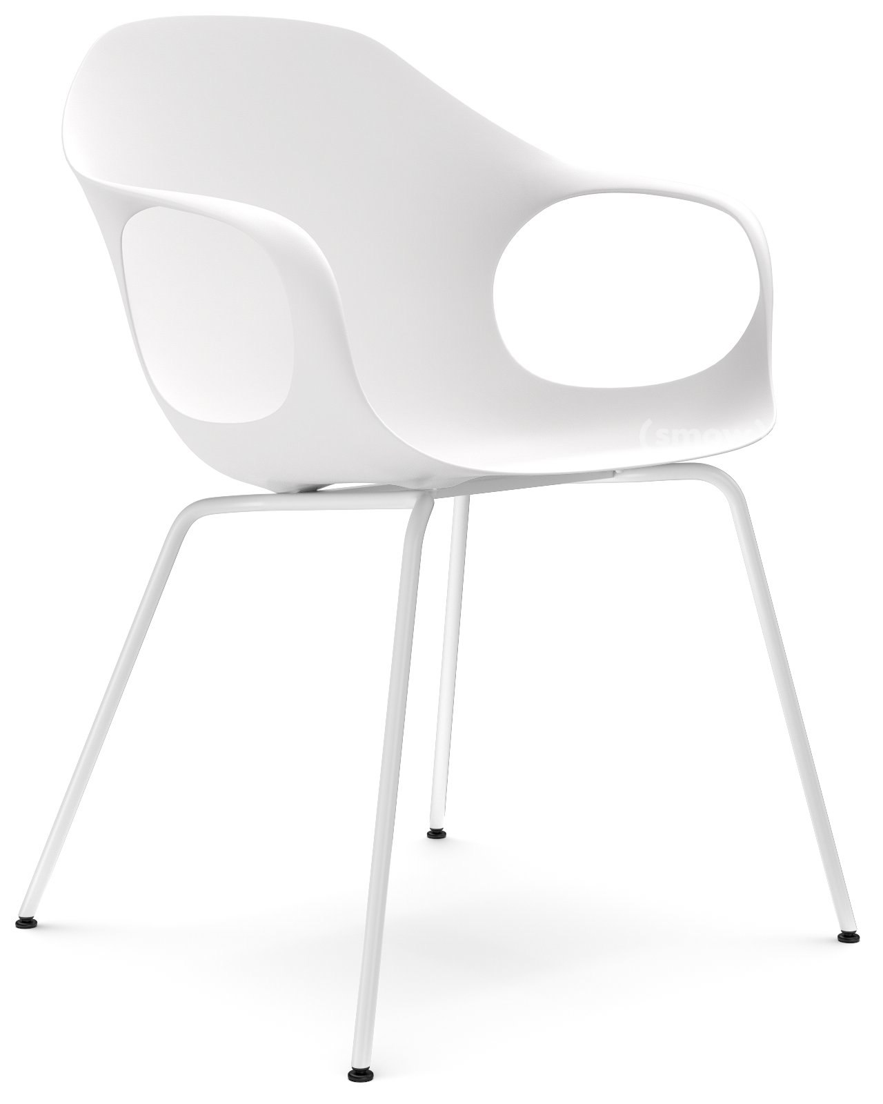 Chaise Elephant Tube, Blanc, Acier, couleur de la coque | Kristalia ...