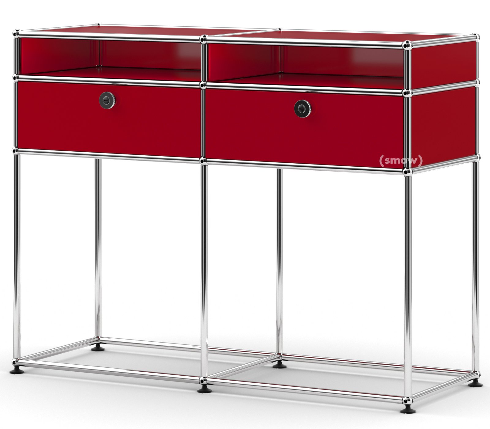 Console USM Haller, Rouge rubis USM | USM Haller | USM Haller ...